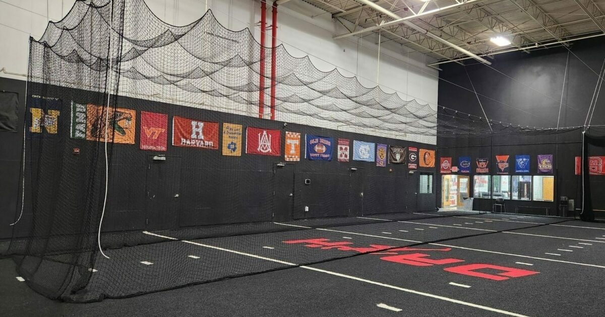 Indoor Batting Cage System | Complete Frame & Hardware… | CoverSports