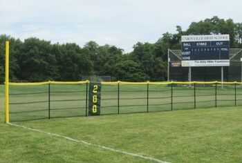 In-Ground Temporary Baseball Fence | CoverSports