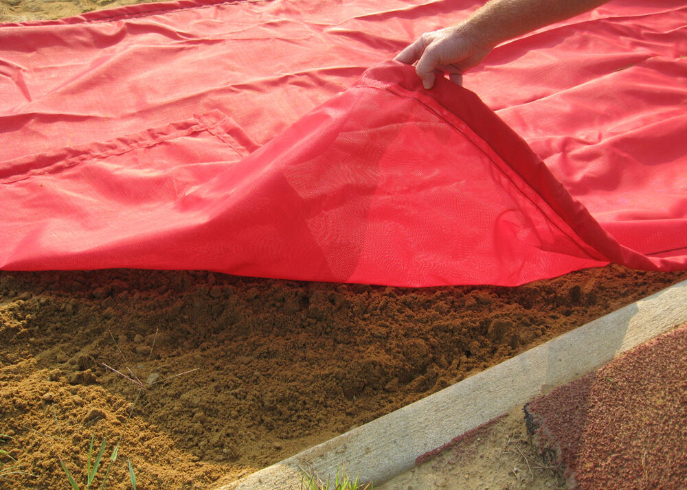 FieldSaver Weighted Long Jump Pit Covers | CoverSports