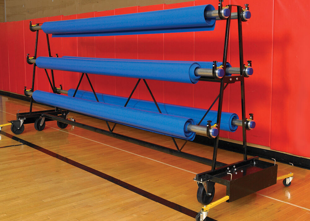 GymGuard® Gym Floor Cover Mobile Storage Rack | CoverSports