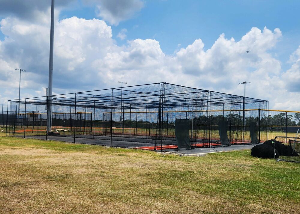 Outdoor Batting Cage System | Complete Frame & Hardware… | CoverSports