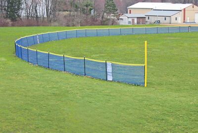 In-Ground Temporary Baseball Fence | CoverSports