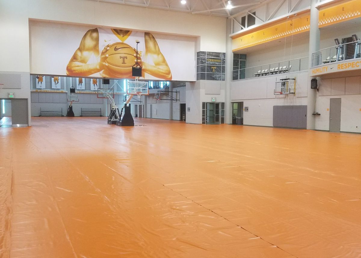 GymGuard® Pre-Cut Floor Protection Rolls - 10' x 100'… | CoverSports